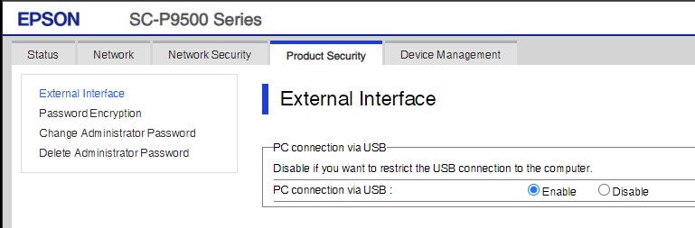 How to setup a printer using USB connection port in Fiery XF