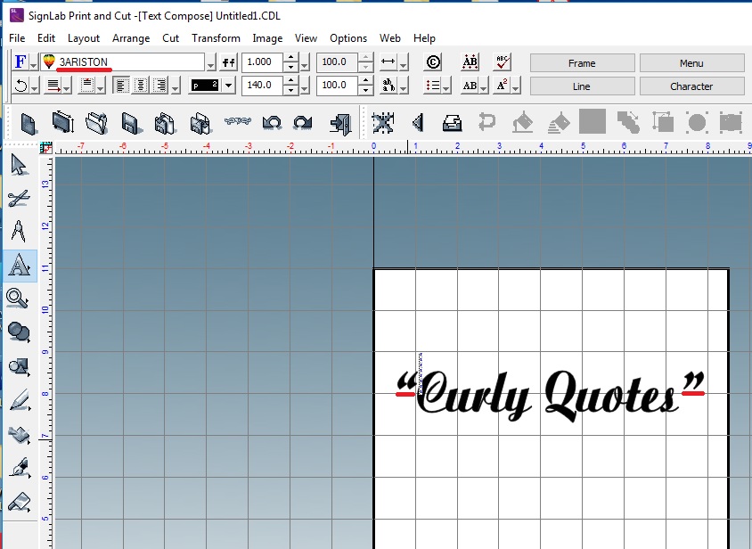 How to use “Curly Quotes” in SignLab