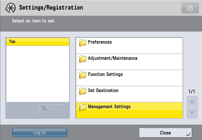 How to enable Unity Display on Canon imagePRESS C10000VP